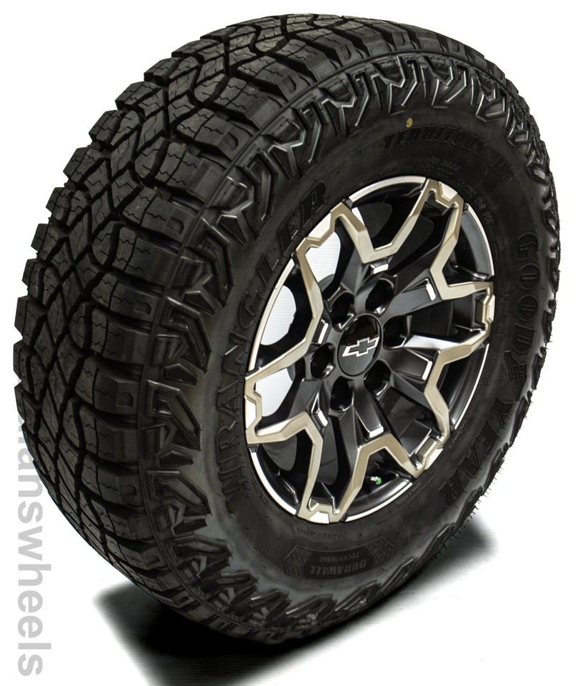 4 New Chevy Colorado ZR2 17” Factory OEM Wheels Goodyear Tires 84738116 ...