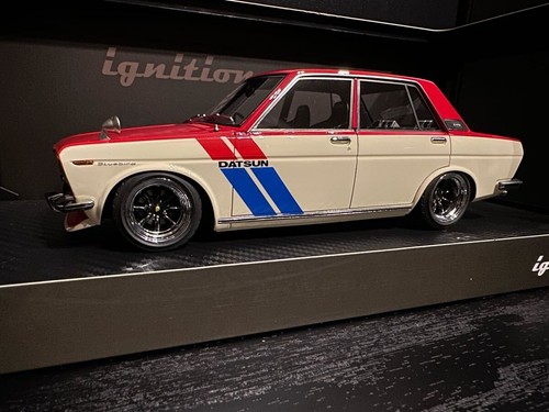 1/18 Datsun Bluebird Sss 510 Red/White Ignition Model | eBay