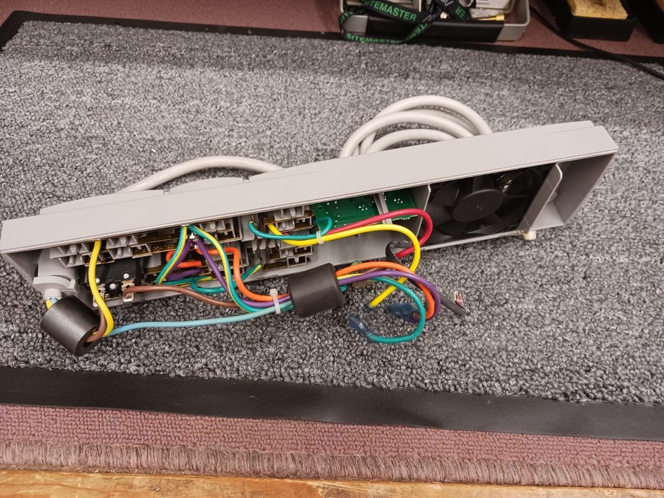 APC BACK-UPS UPS Rear Assembly Fan Outlets Cord Cables | eBay