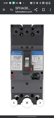 Spectra RMS Hi-Break Circuit Breaker SFHA36AT0250 250Amp 600VAC 3-Pole ...