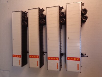 HO Scale Lot of 4 45' XTRA Trailers | eBay
