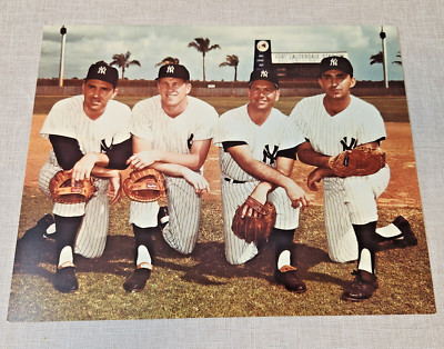 1960's New York NY Yankees Infield Boyer Kubek Richardson Pepitone ...