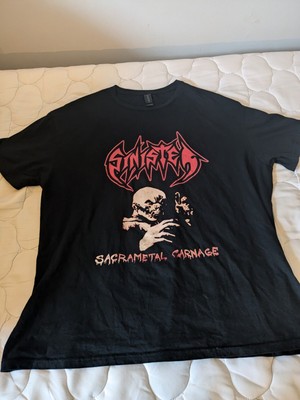SINISTER DEATH METAL BAND T SHIRT MENS SIZE XL MONSTROSITY MASSACRE ...