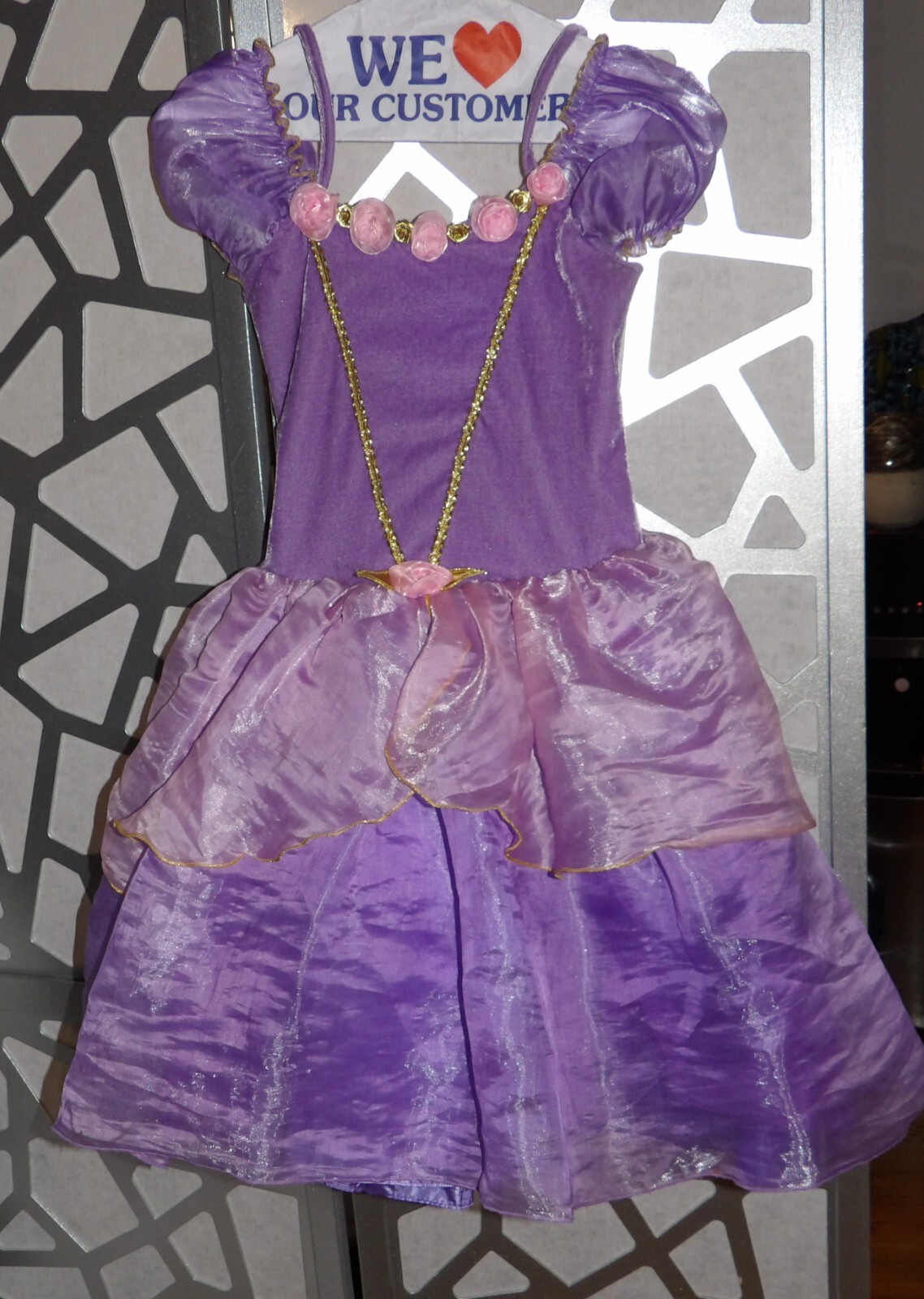 KIDKRAFT PRINCESS PURPLE /PINK ROSES COSTUME DRESS ( … - Gem