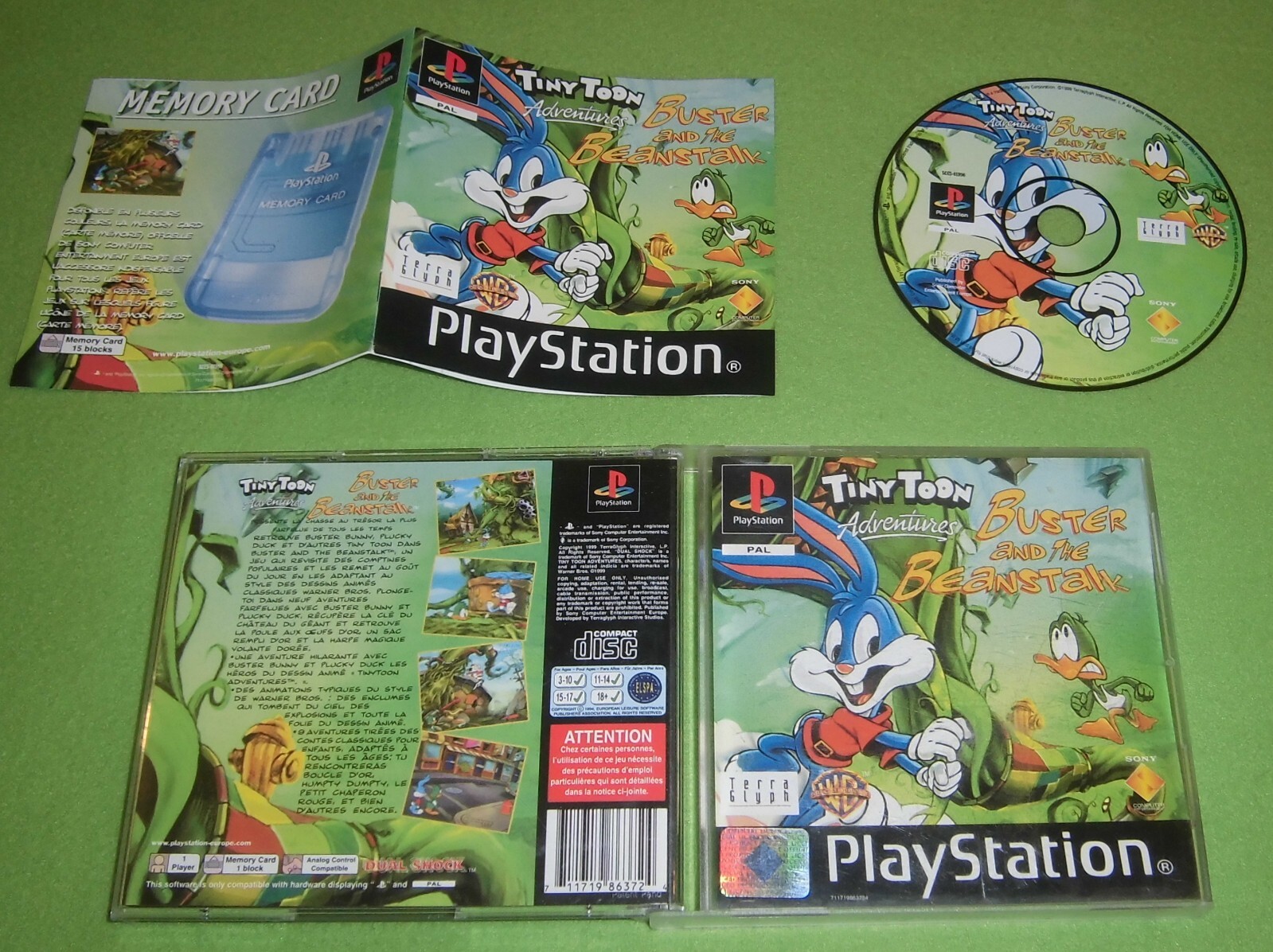 Tiny Toon Adventures: Buster And The Beanstalk Playstation - Prix ...