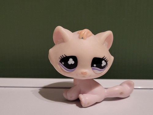 LPS #606 720 LITTLEST PETSHOP ORIGINAL CHAT CAT AUTHENTIQUE GOUTTIERE ...