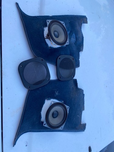 BMW E30 325i 318i Coupe Front Kick Panel Speaker Grill Cover blue ...