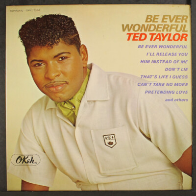 TED TAYLOR: be ever wonderful OKEH 12" LP 33 RPM | eBay