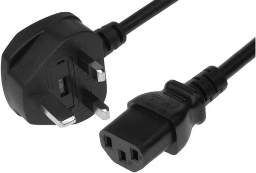 England UK Power Cord, 3 Pin Connector for Computers, TVs, | eBay