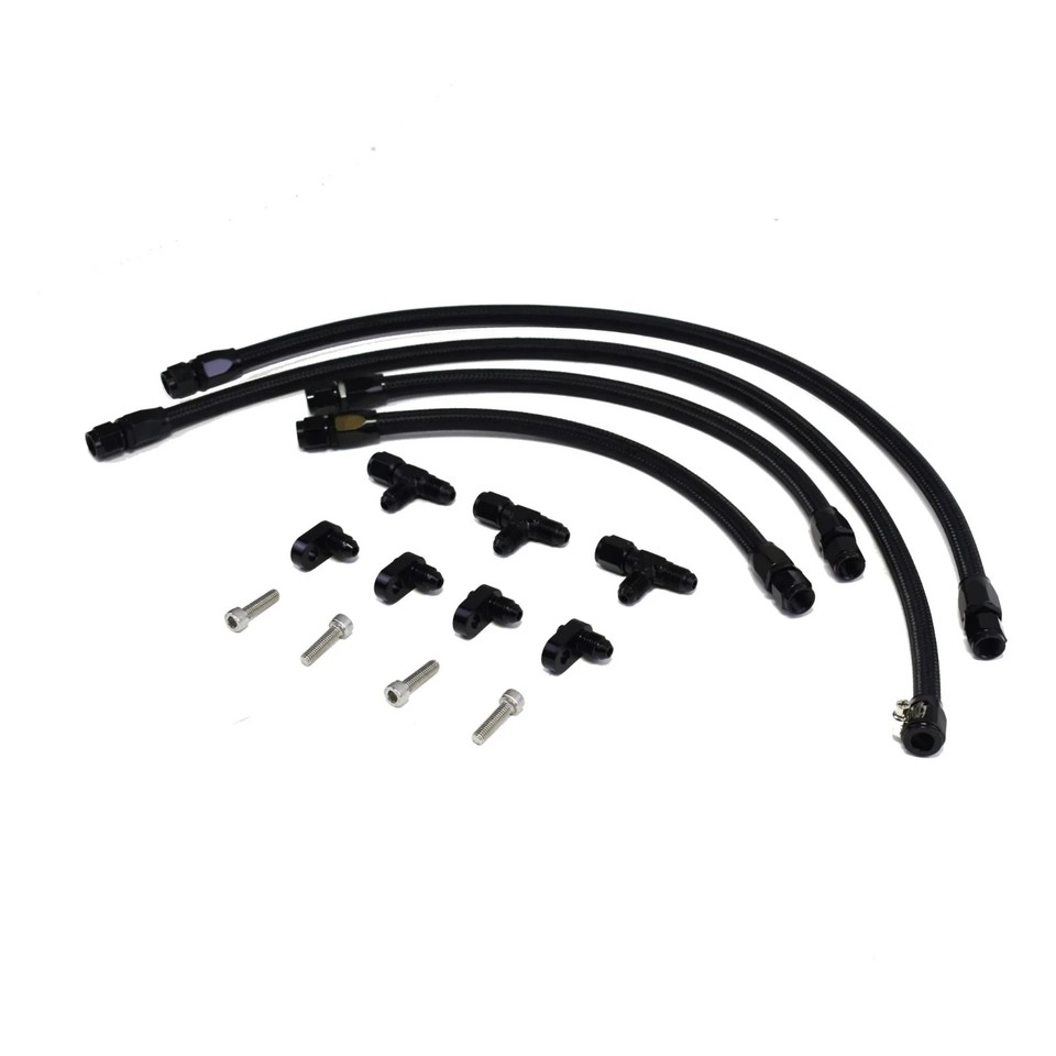 LS LSX LS1 LS2 LS6 LM7 Steam Vent Hose Kit -4 AN Complete Coolant ...
