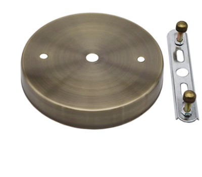 Replacement Ceiling Light Plate Lamp Kit Wall European Cover Metal Base ...