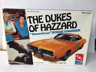 BOX ONLY, NO instructions AMT 1/25 General Lee Dodge Charger vintage ...