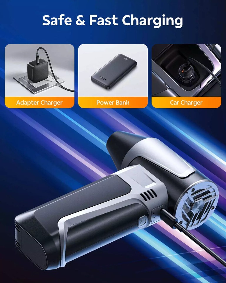 🔥Portable Jet Dry Blower Mini Turbo Jet Air Blower 160000 RPM Electric ...