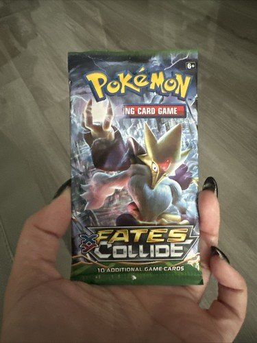 Pokemon Fates Collide XY 10-Card Sealed Booster Pack (Mega Alakazam ...