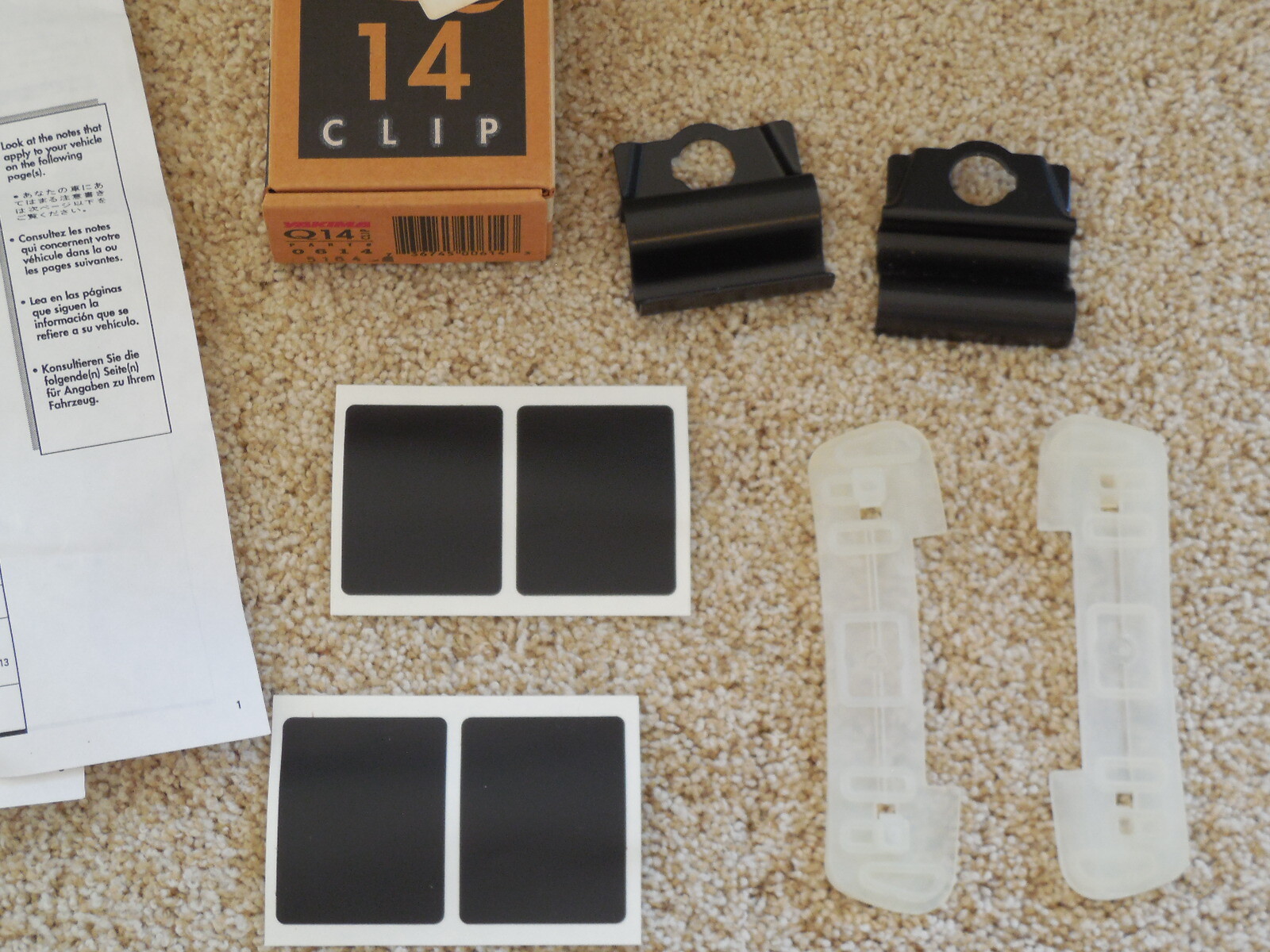 Yakima Q Clip Q14 Clips 2 Sets (4 Clips) for sale online | eBay