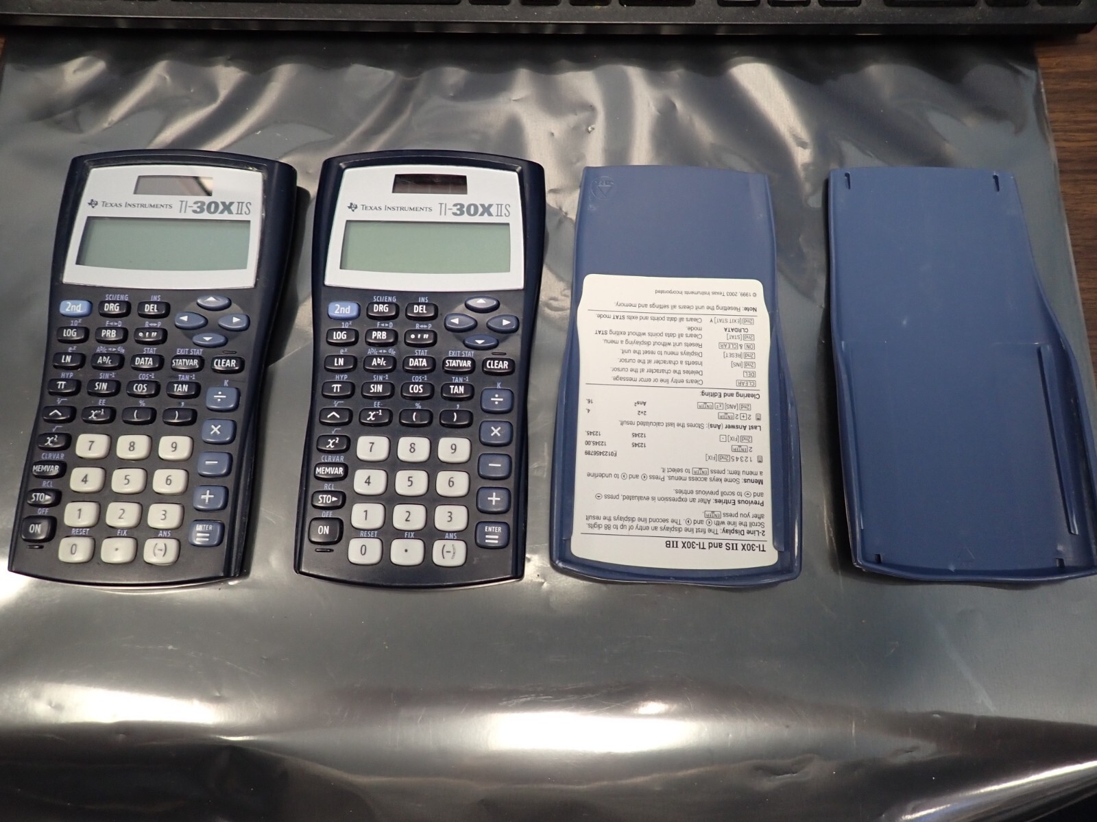 Lot of (2) Texas Instrument TI-30X II S Calculator, Tested Works. | eBay