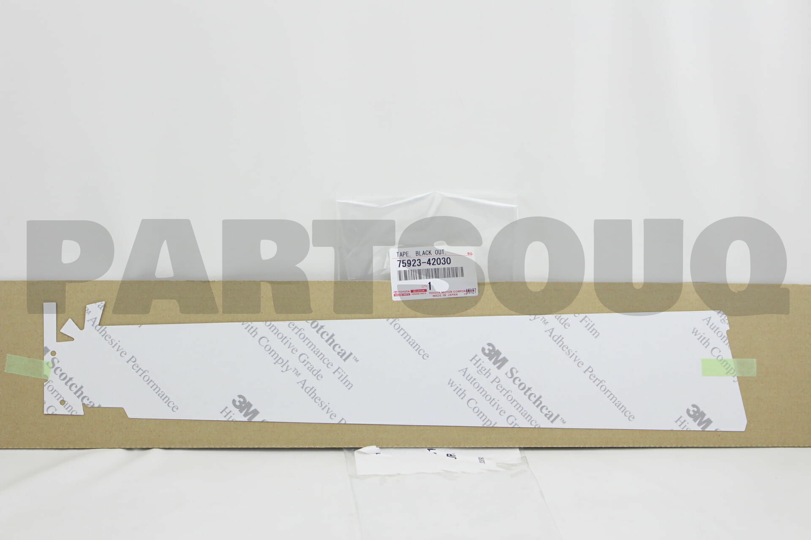 7592342030 Genuine Toyota TAPE, BLACK OUT, NO.2 RH 75923-42030 | eBay