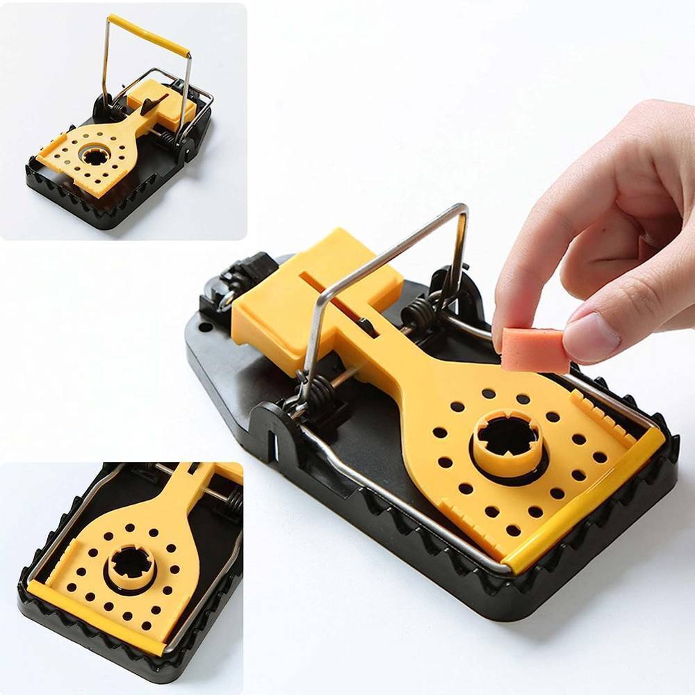 6 x Traps Intruder Reusable Mousetrap Very Easy Set Spring Mouse Trap ...