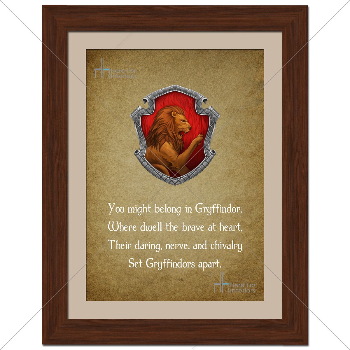 Official Gryffindor Crest Printable