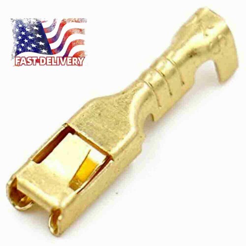 2.8mm Non Insulated Female Spade Quick Splice Crimp Terminals Connector ...