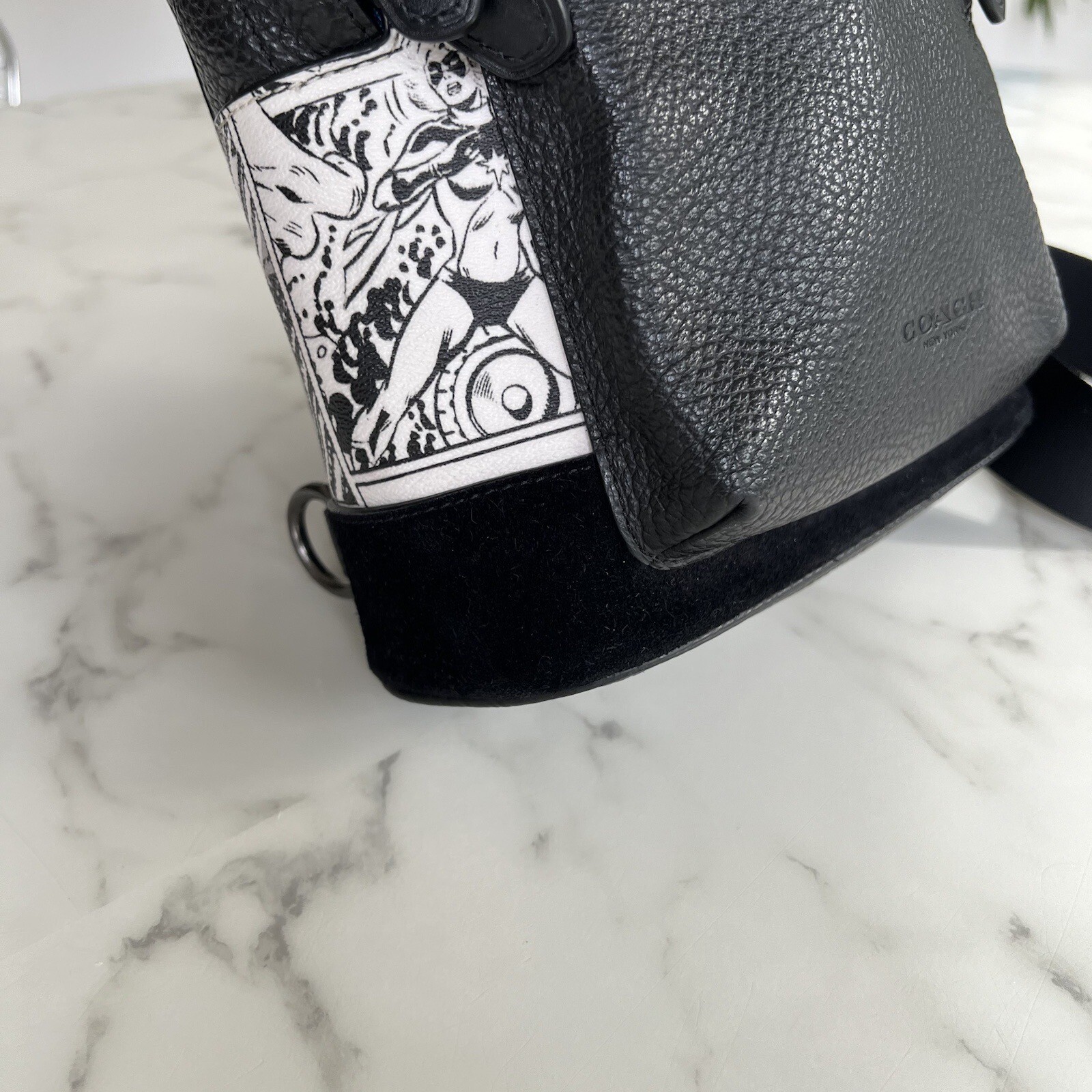 Coach Marvel West Pack Sling Backpack Crossbody Comic… - Gem