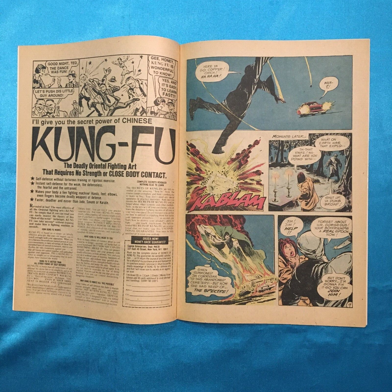 ADVENTURE COMICS # 433, June 1974, SPECTRE! APARO ART! FINE CONDITION ...