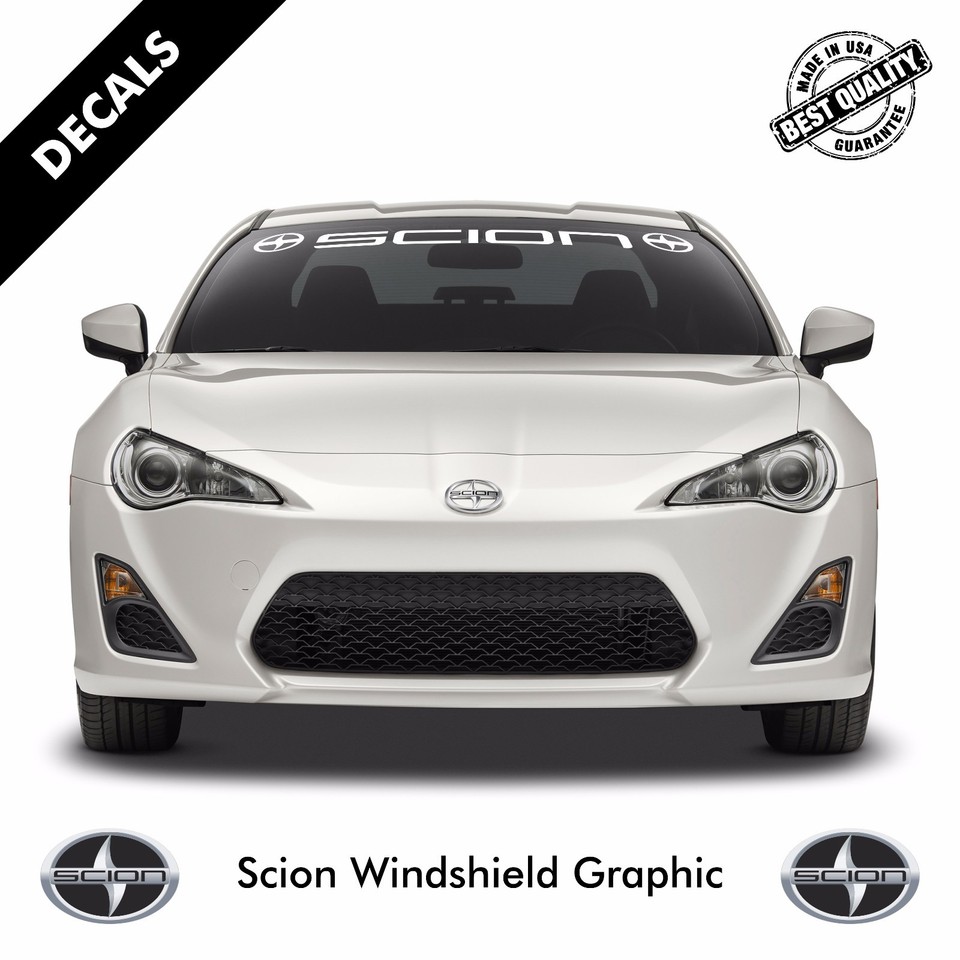 Scion Windshield Vinyl Decal Sticker Vehicle Graphics |38 | eBay