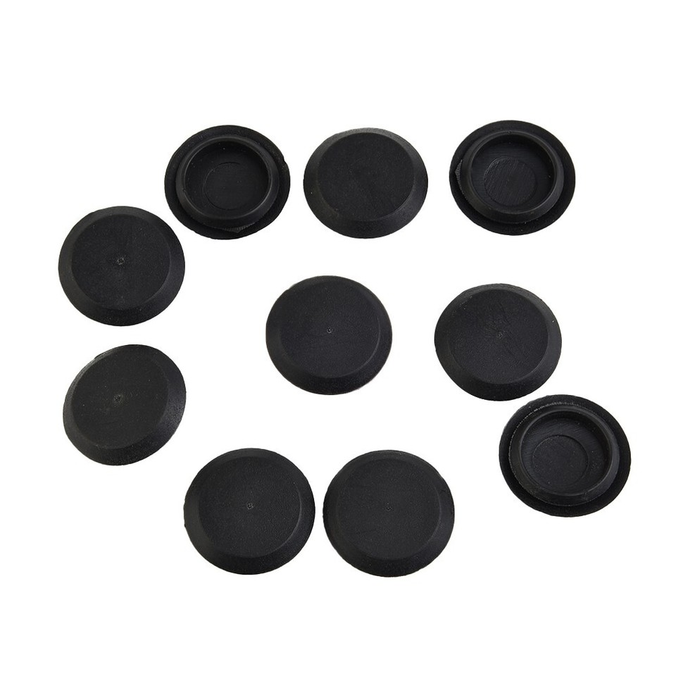 60 Piece Flush Mount Black Plastic Hole Plug Assortment Auto Body Sheet ...