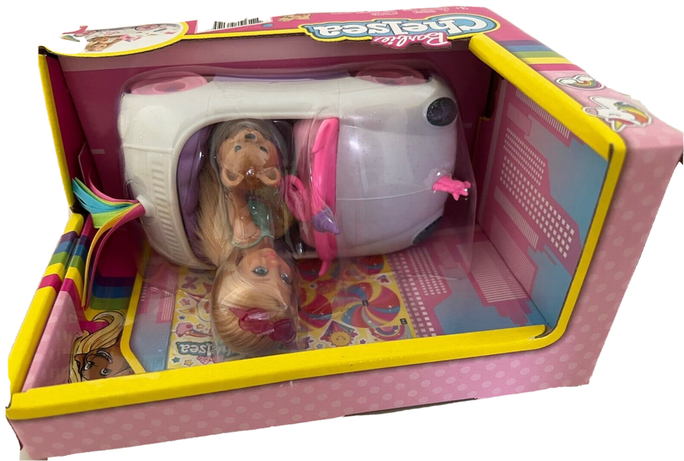New Barbie Club Chelsea Doll with white car and dog | eBay