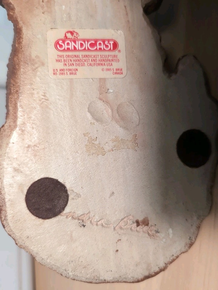 Vintage Sandicast Irish setter Dog Signed Sandra Brue (1985) 10.5” | eBay