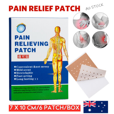 Pain Relief Patches 7x10cm Arthritis Muscle Aches Menthol Cool ...