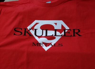 Skuller Metals Red T-shirt - XL, Short Sleeve | eBay