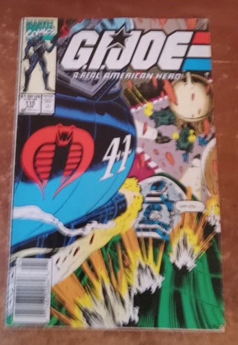 g.i. Joe a real american hero #115 1991 snake eyes cobra marvel comic ...