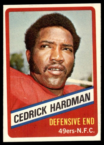 1976 Wonder Bread Football Card Cedrick Hardman San Francisco 49ers #13 ...