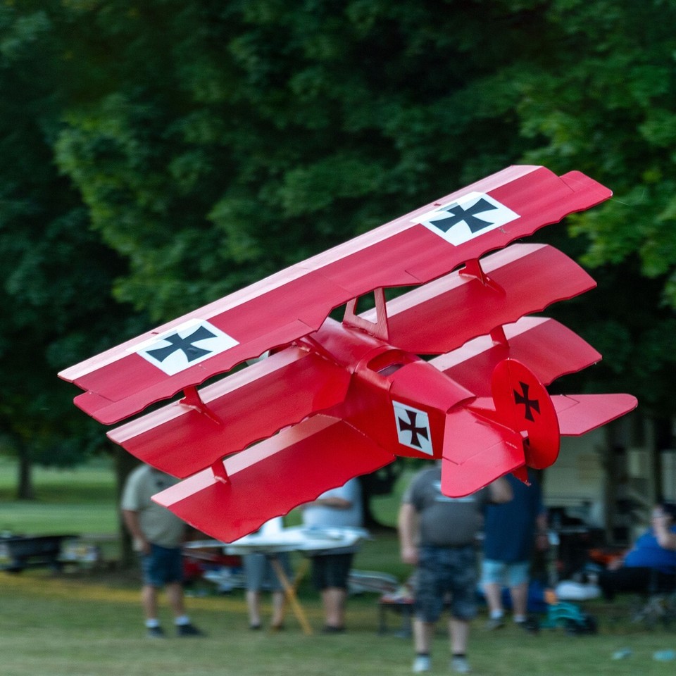 FT Triplane XL RC Airplane Kit – Extra Large Foamboard Biplane by Flite ...