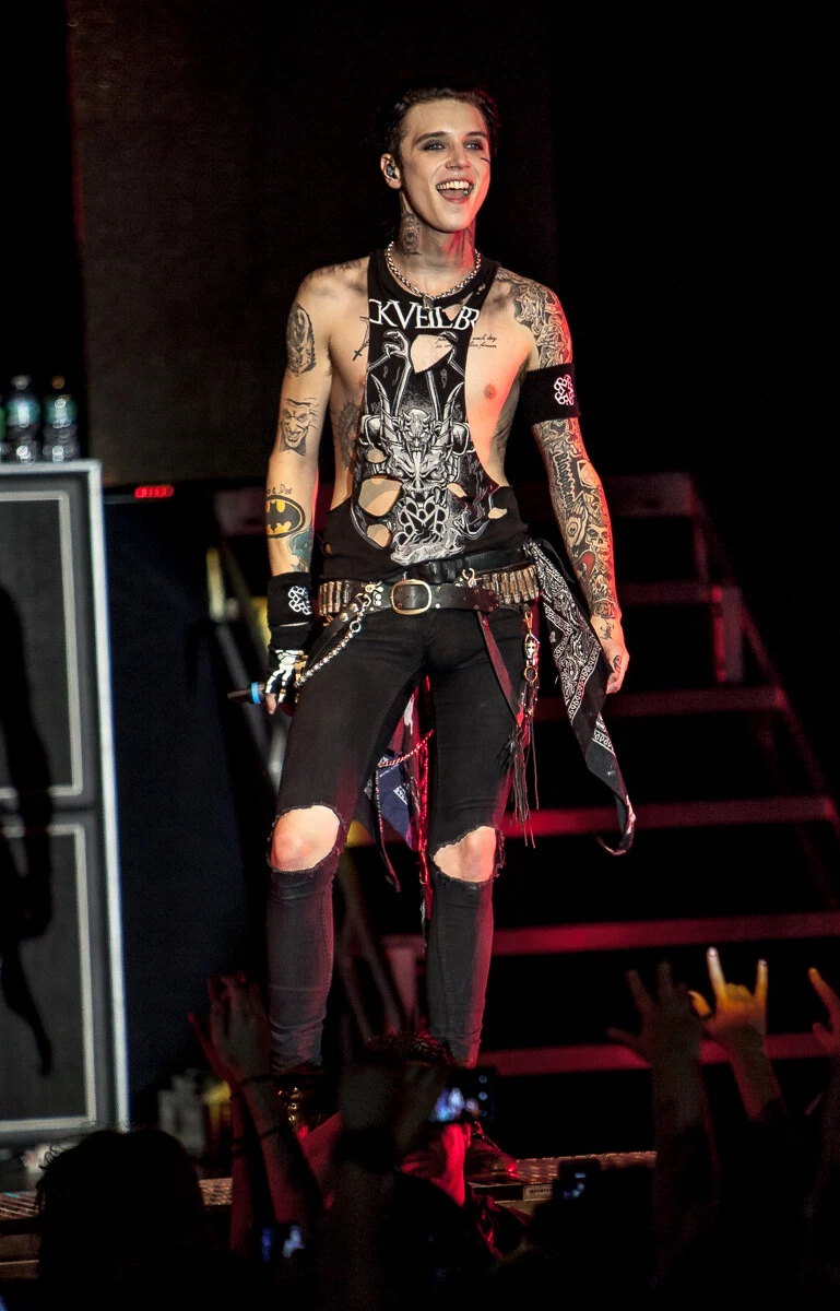 Andy Biersack On Stage