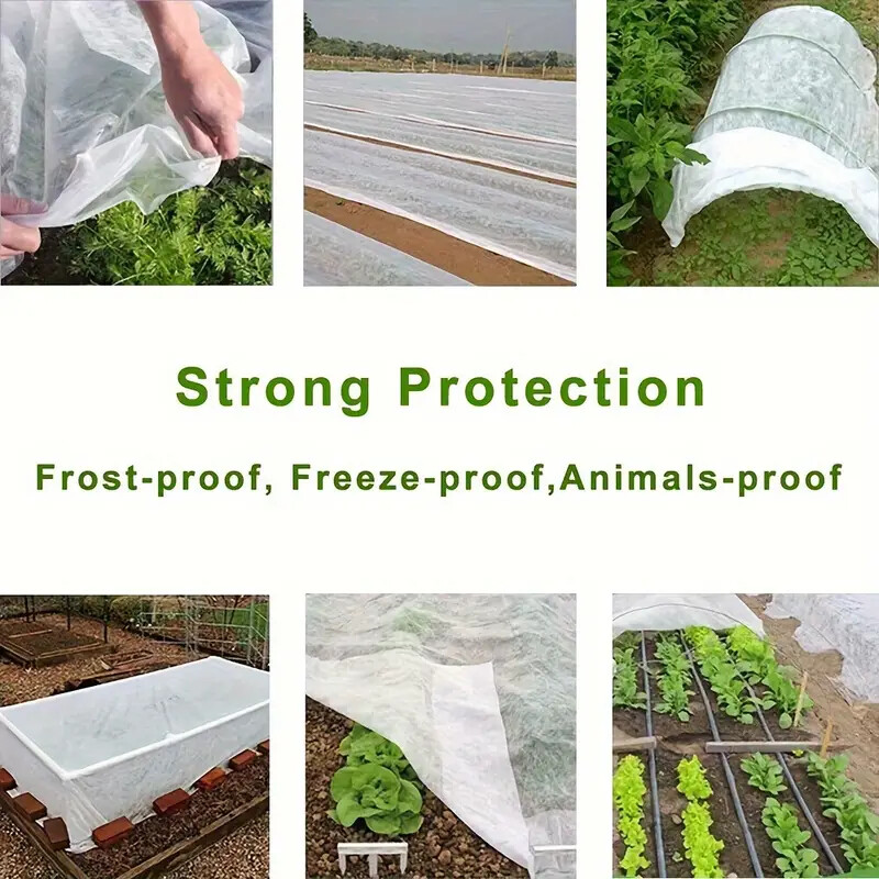 2m x10m-30gsm Frost Fleece Plant Protection Garden Cover Winter ...