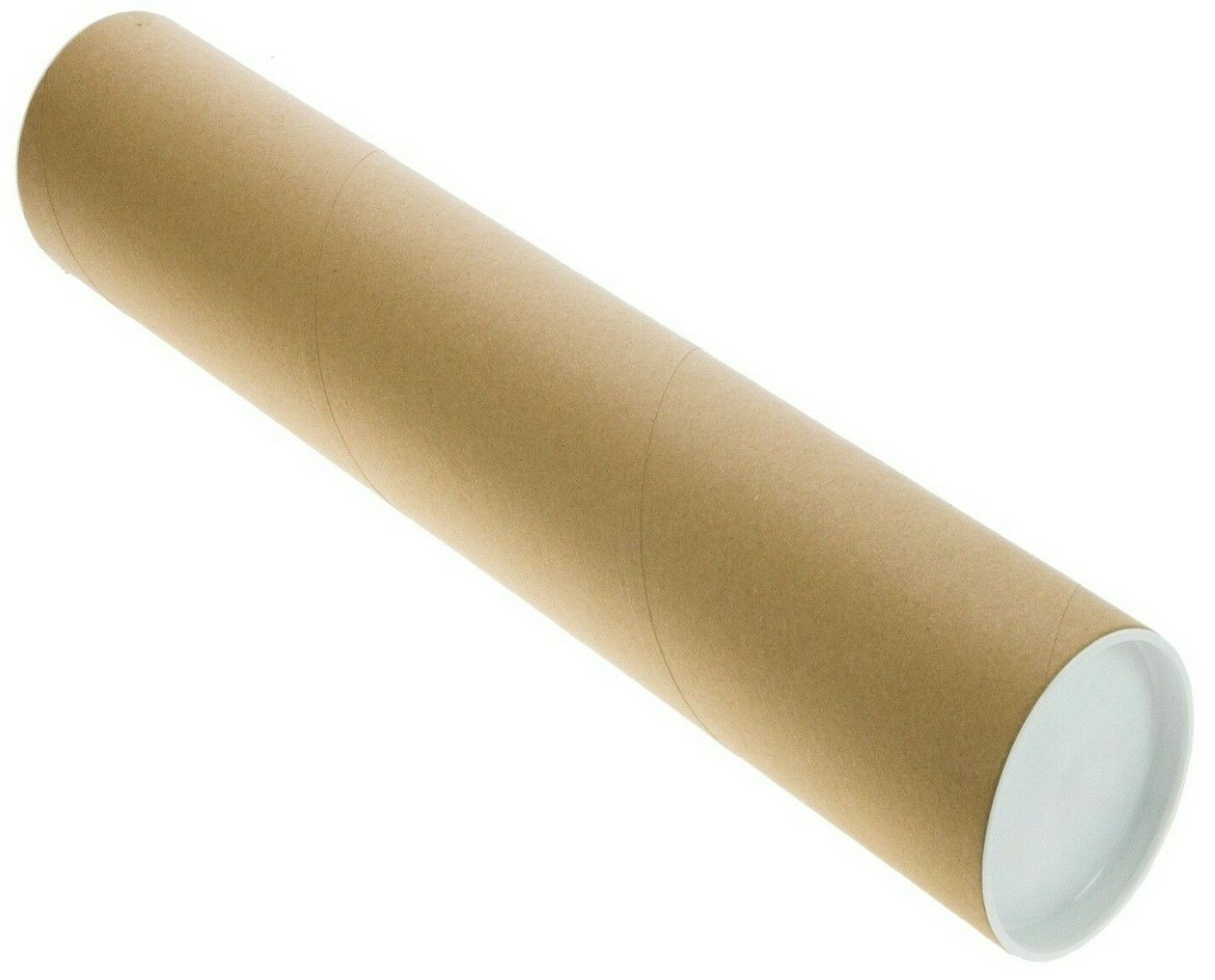 Mailing Tube 1 5 Diameter X 18 Long With Plastic End Caps 3 Pack EBay