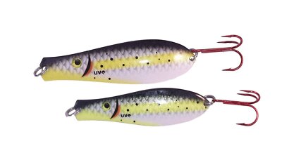 Yellow Bird Fishing Products Ultra Violet Spoon Fishing Lures (550 Dark ...