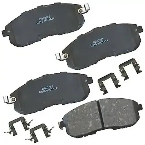 Disc Brake Pad Set-Premium Gold Ceramic Front Brake Pads CARQUEST ...