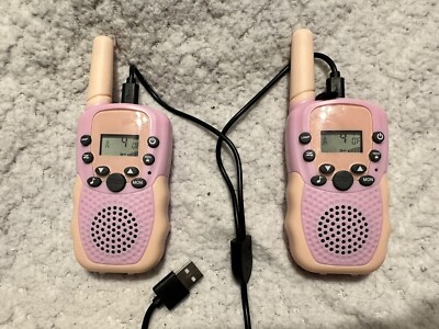 Selieve Walkie Talkies for Kids Rechargeable, Toys 4-12 Year Pink Model ...