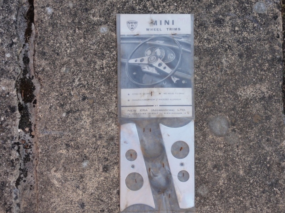 BMC Austin Mini MK1 (Steering) Wheel trims NOS | eBay UK