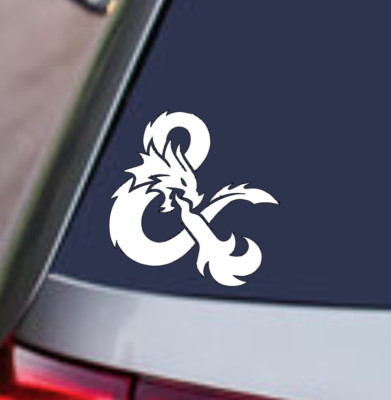 DND Dungeons and Dragons Decal sticker Car Laptop Waterproof Weather ...
