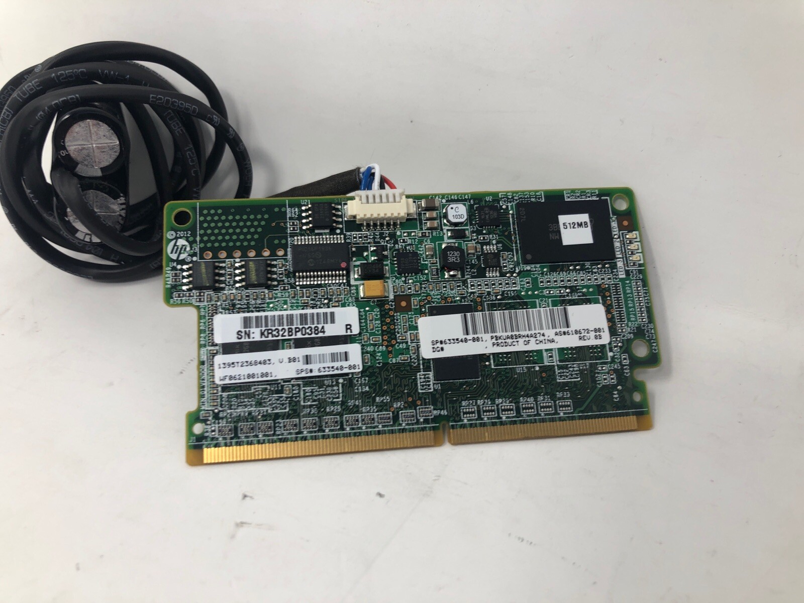 HP 661069-B21 512MB P-series Smart Array Flash Backed Write Cache | eBay