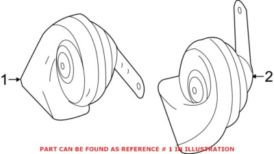 Genuine OEM Right Horn 0005424204 for Mercedes-Benz | eBay