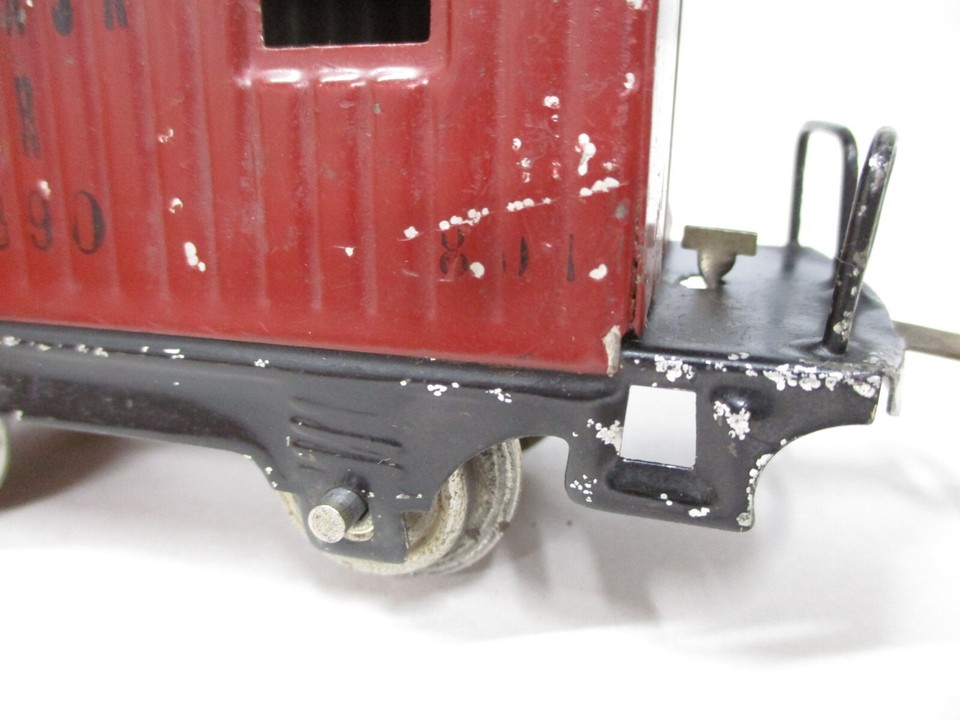 Lionel 801 Caboose Wabash Maroon 4890 Oil Label Prewar O gauge X6603 | eBay