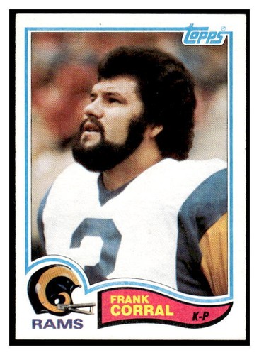 1982 Topps #370 Frank Corral Los Angeles Rams Excellent | eBay