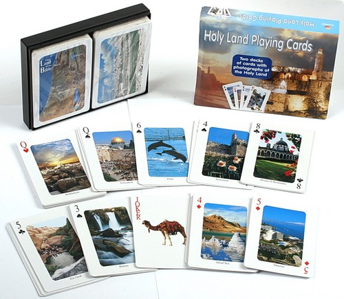 Israel Holy Land Playing Cards 2 Deck Set Bible Jewish Christian ...