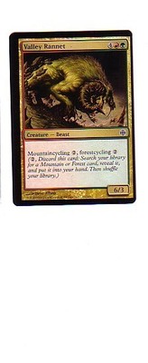 MTG MISPRINT ERROR ALARA REBORN VALLEY RANNET MISCUT MAGIC THE ...