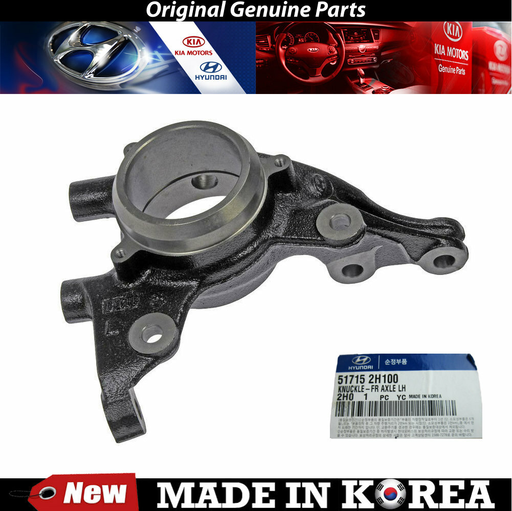 Genuine Front Steering Knuckle Left for 07-12 Hyundai Elantra, 51715 ...